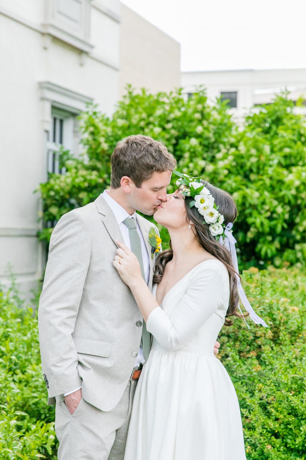 Natalie + Matthew // Elegant Sage Green, White + Yellow Wedding at ...